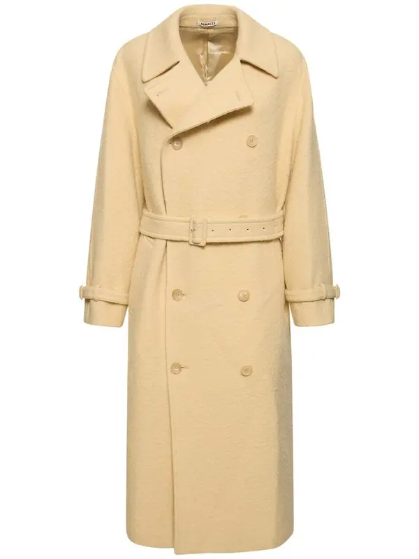 AURALEE ALPACA WOOL MELTON TRENCH COAT 【公式通販】